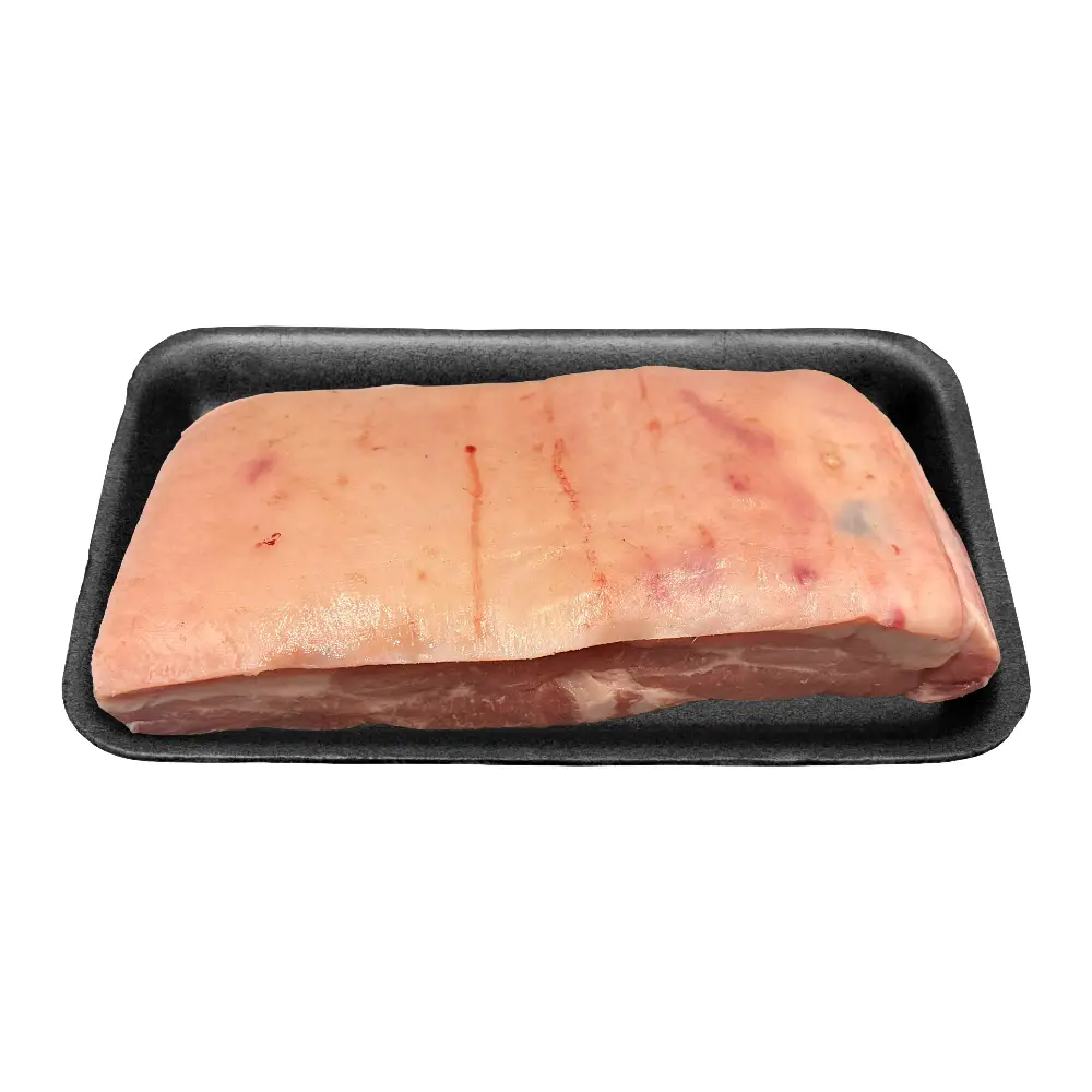 OL 1kg Pork Belly Bone In Rind On - Country Meat